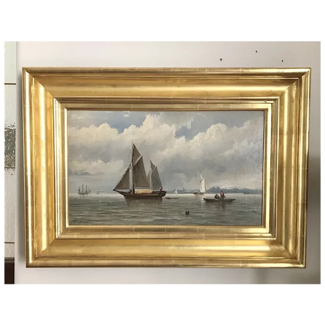 Mid 19th Century James Hamilton Oil Painting | Chairish