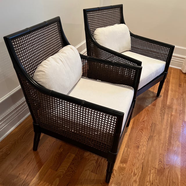 2000s Pair of Rattan Chairs | Chairish