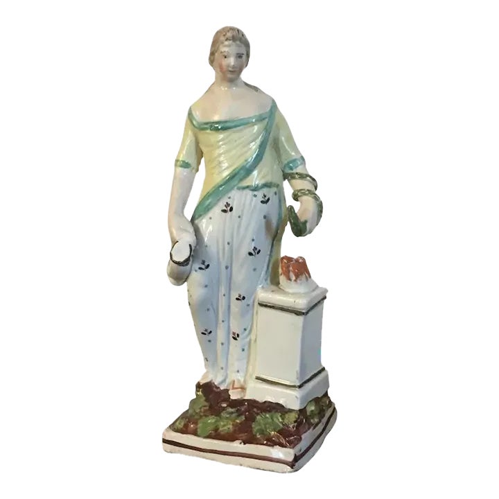 Antique Early 19th Century Georgian Staffordshire Pearlware Figure of ...