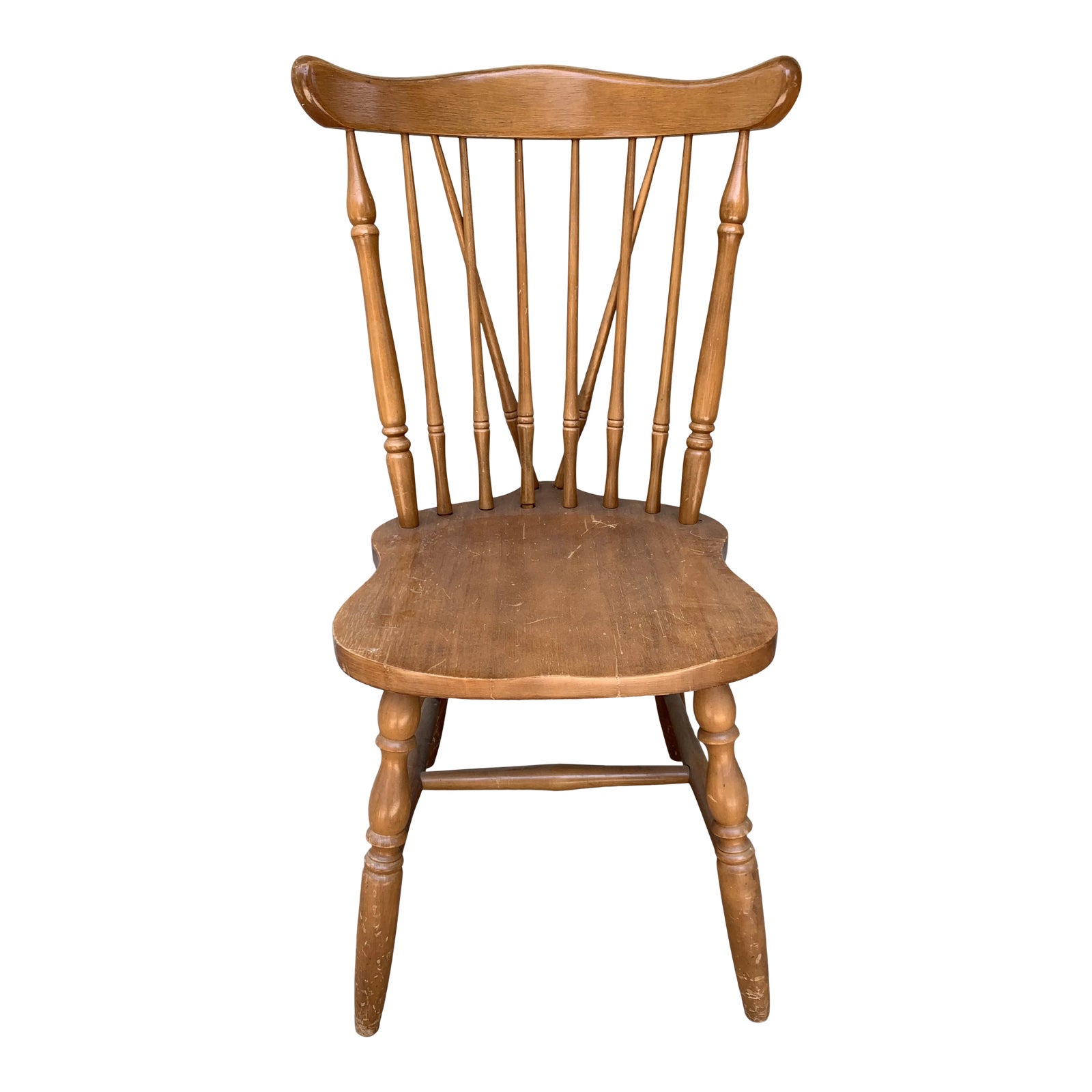 1950s Vintage Wood Side Chair | Chairish