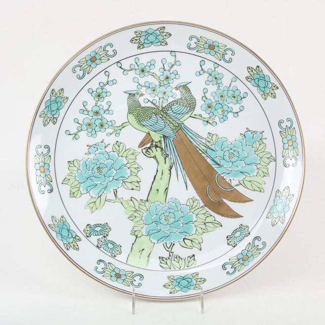 Mid 20th Century Gold Imari Hand-Painted Porcelain Set- 6 Pieces | Chairish