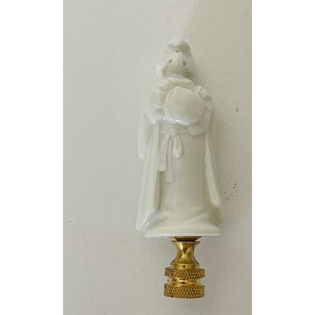 1940s Chinese Porcelain Quan Yin Lamp Finial | Chairish