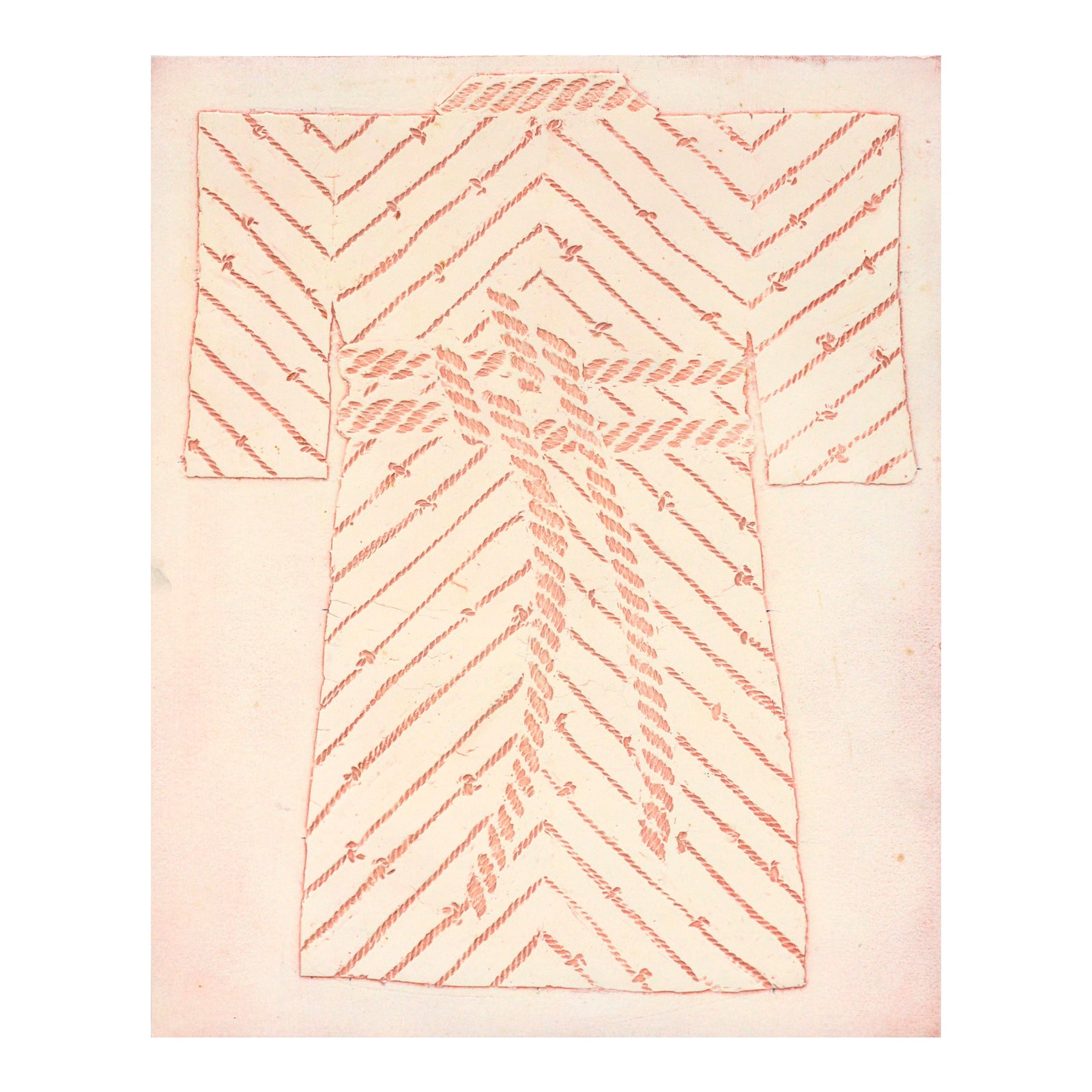 Kimono With Rope Texture - Collagraph Master Plate by Patricia A ...