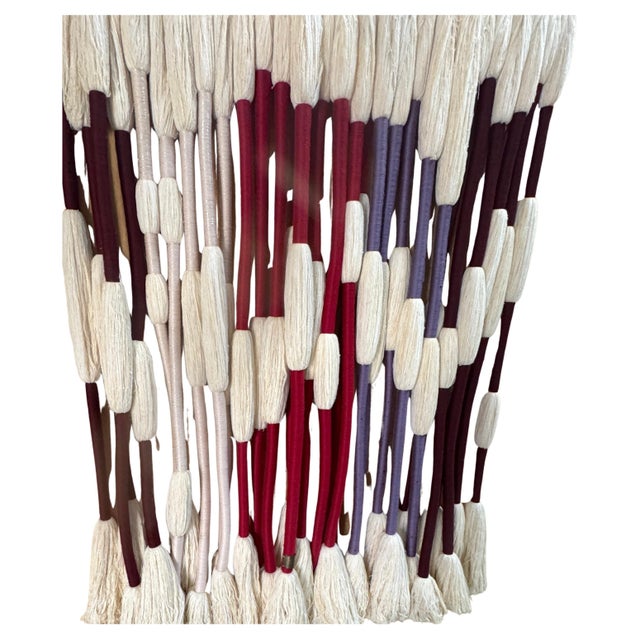 Large Fiber Art Wall Sculpture, Signed Barbara Barron Huntington New ...