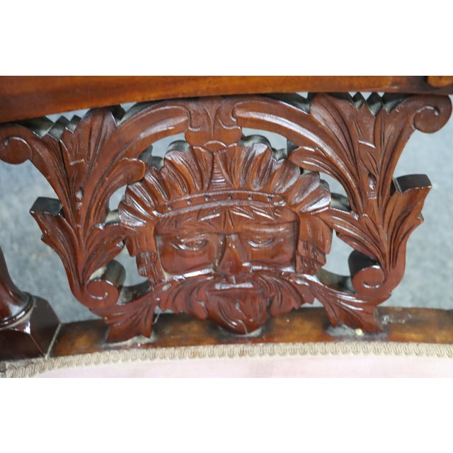 Mahogany Victorian Morris Lounge Chair | Chairish