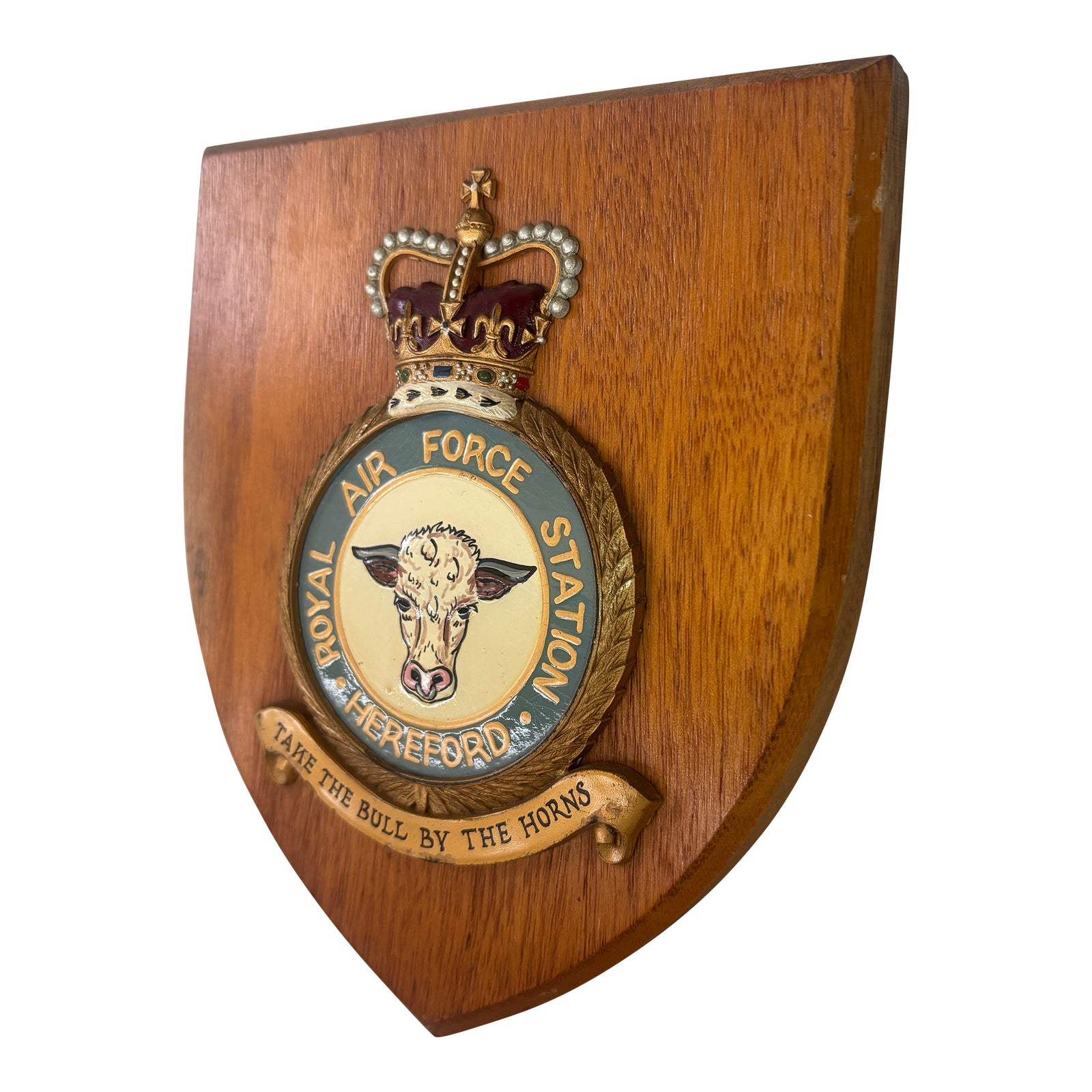 Vintage Royal Airforce Shield | Chairish