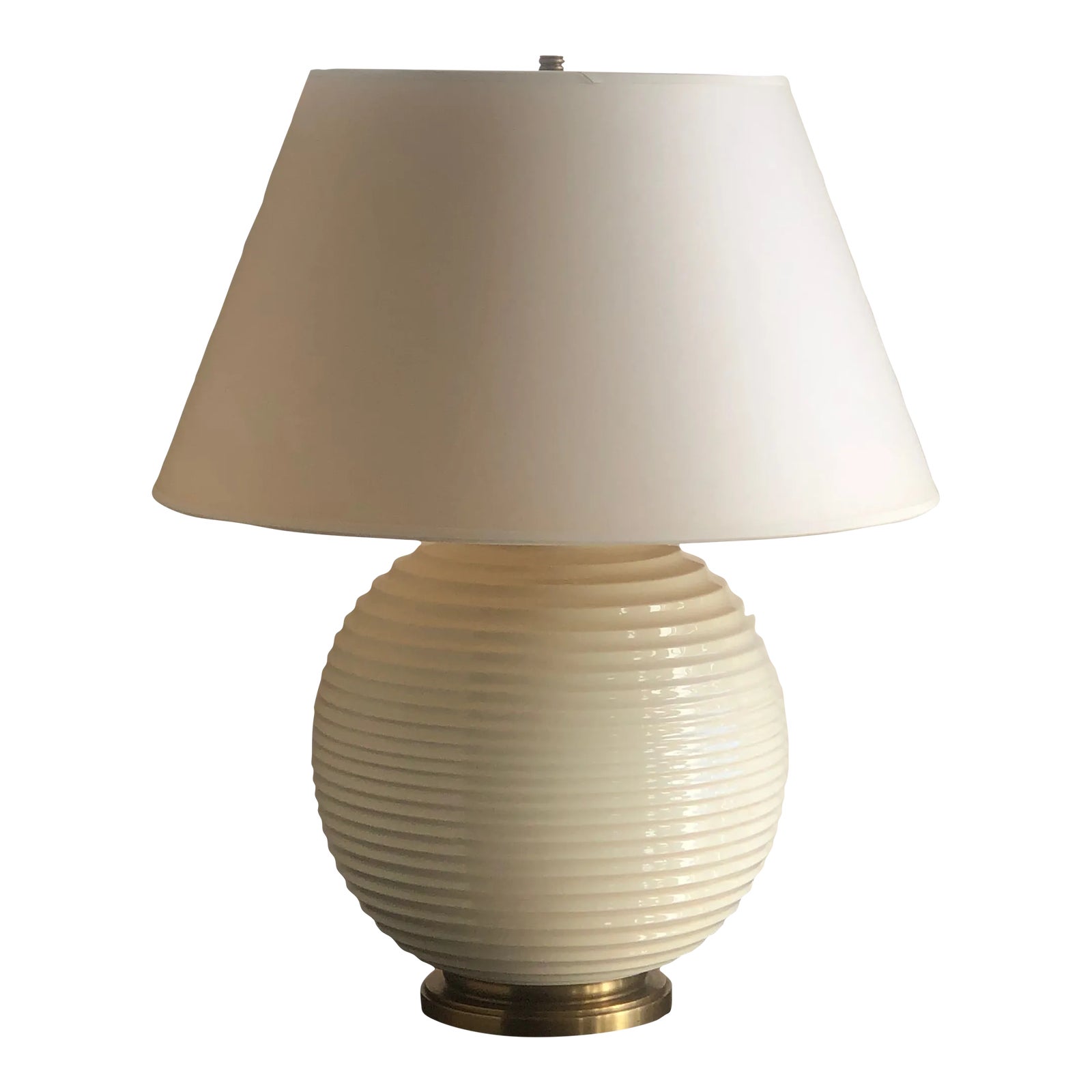 Alexa Hampton for Visual Comfort Spherical Ribbed Table Lamp With ...