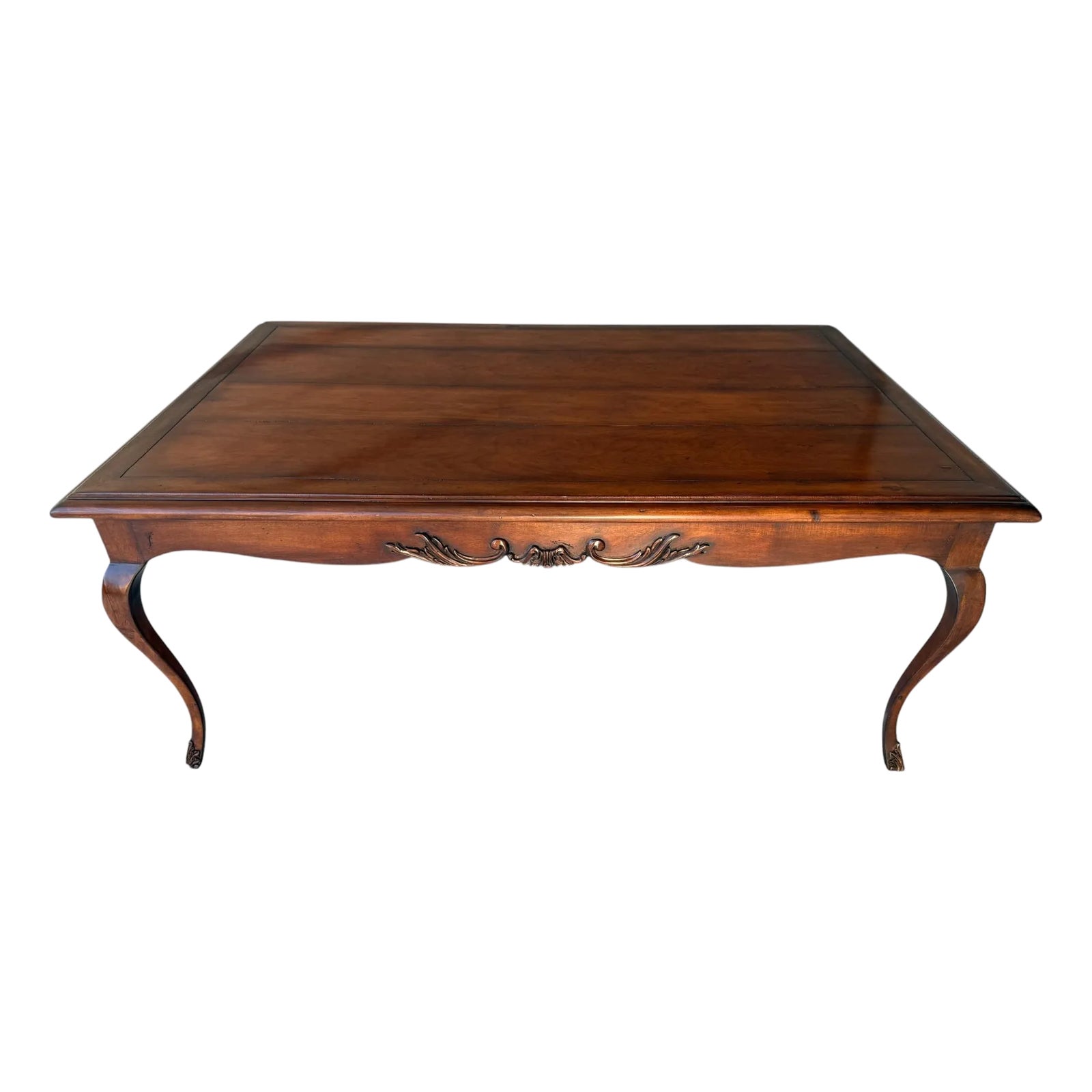 Jonathan Charles Attributed French Coffee Table | Chairish