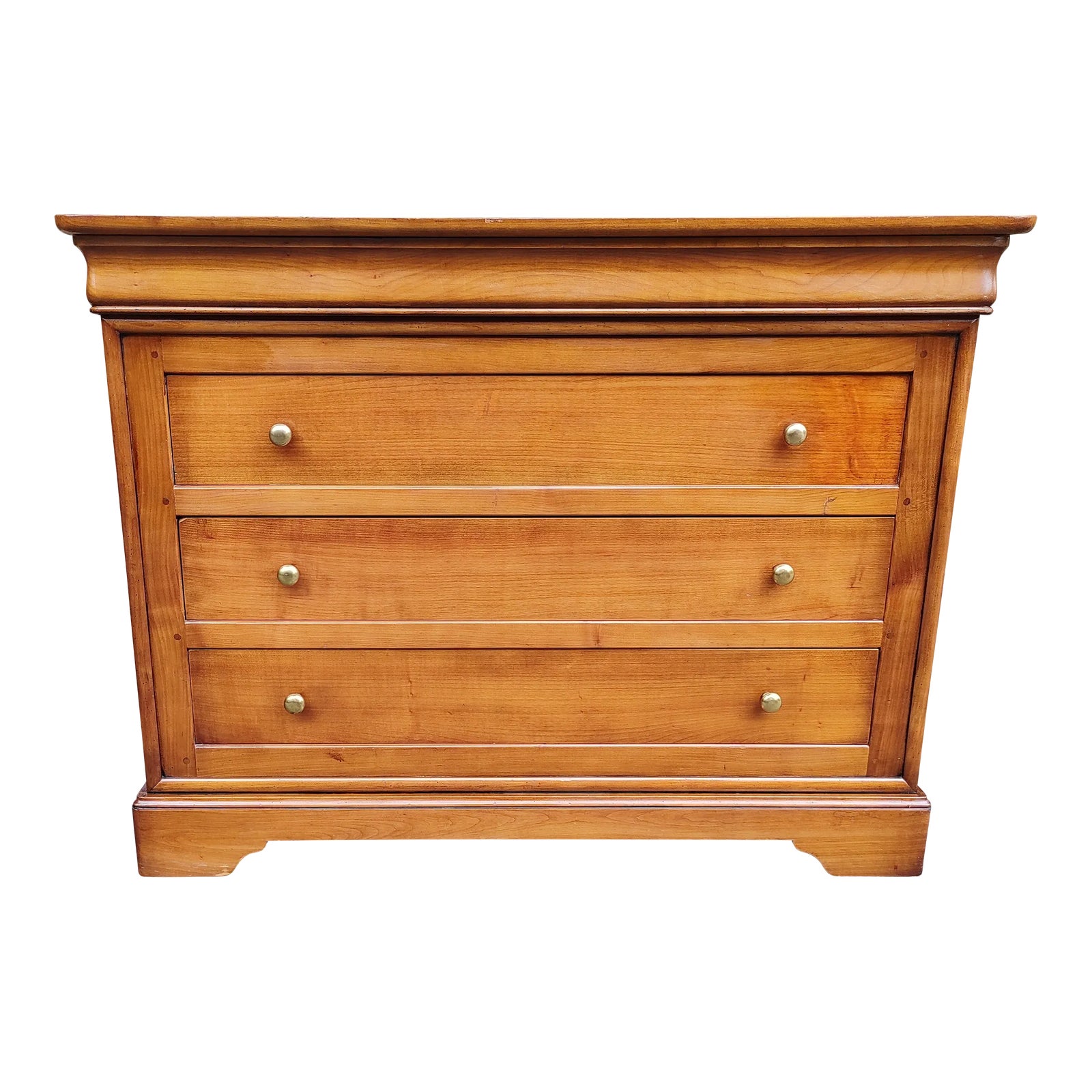 1970s French Cherry Chest of Drawers | Chairish