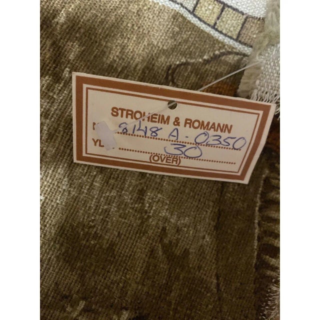Vintage Stroheim & Romann Baskets Print Upholstery Drapery Fabric- 1 ...