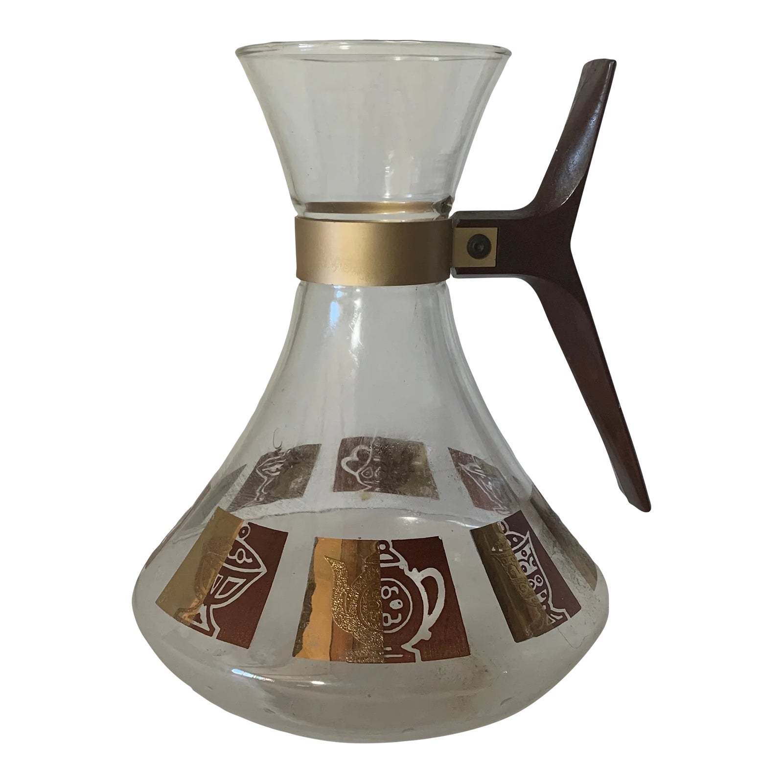 1950s Glass Coffee Carafe | Chairish