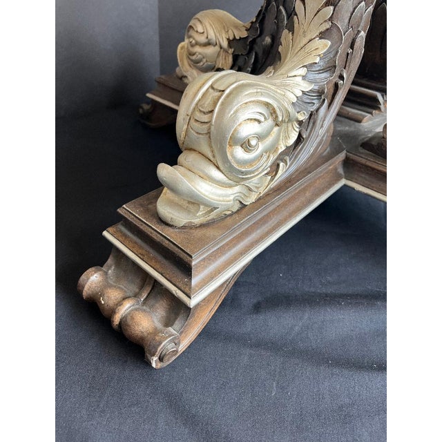 Dolphin Table Base | Chairish