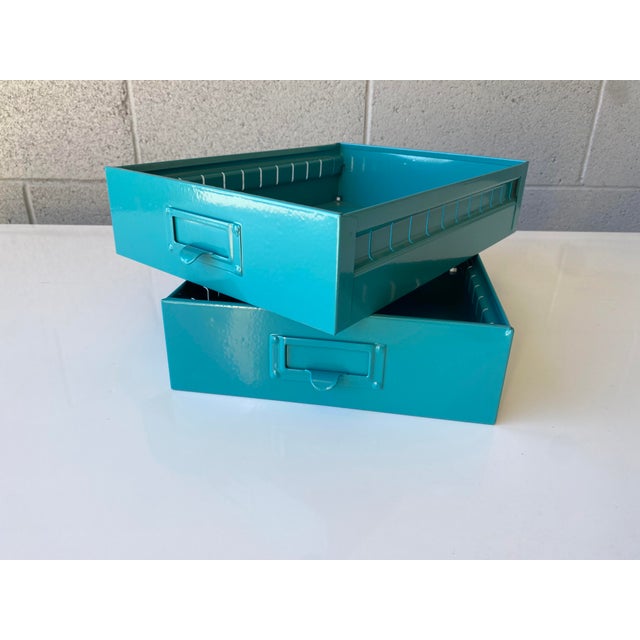 Mid Century Steel Drawer Insert, Repurposed as Organizer / Container ...