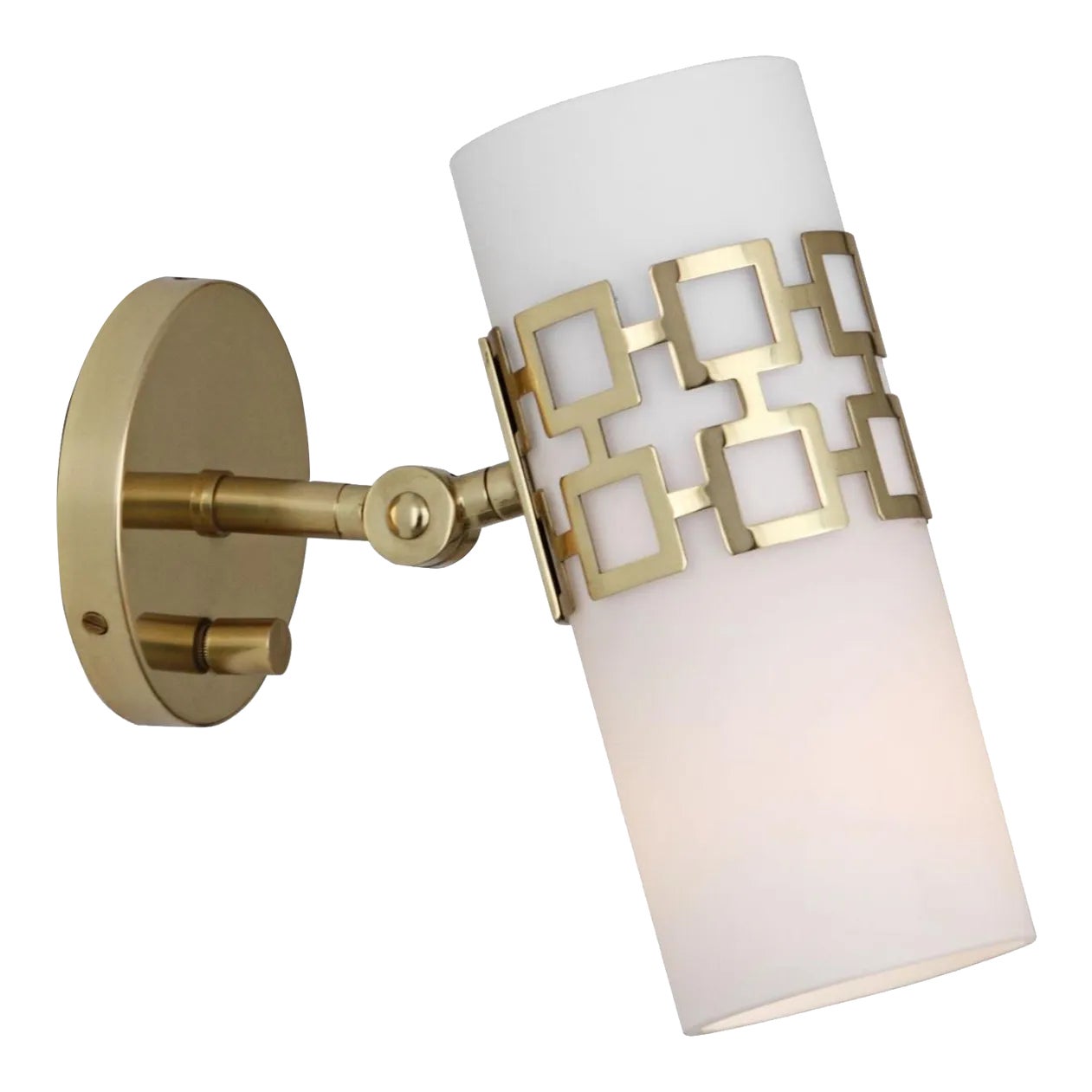 Adjustable Square Design Wall Sconce | Chairish