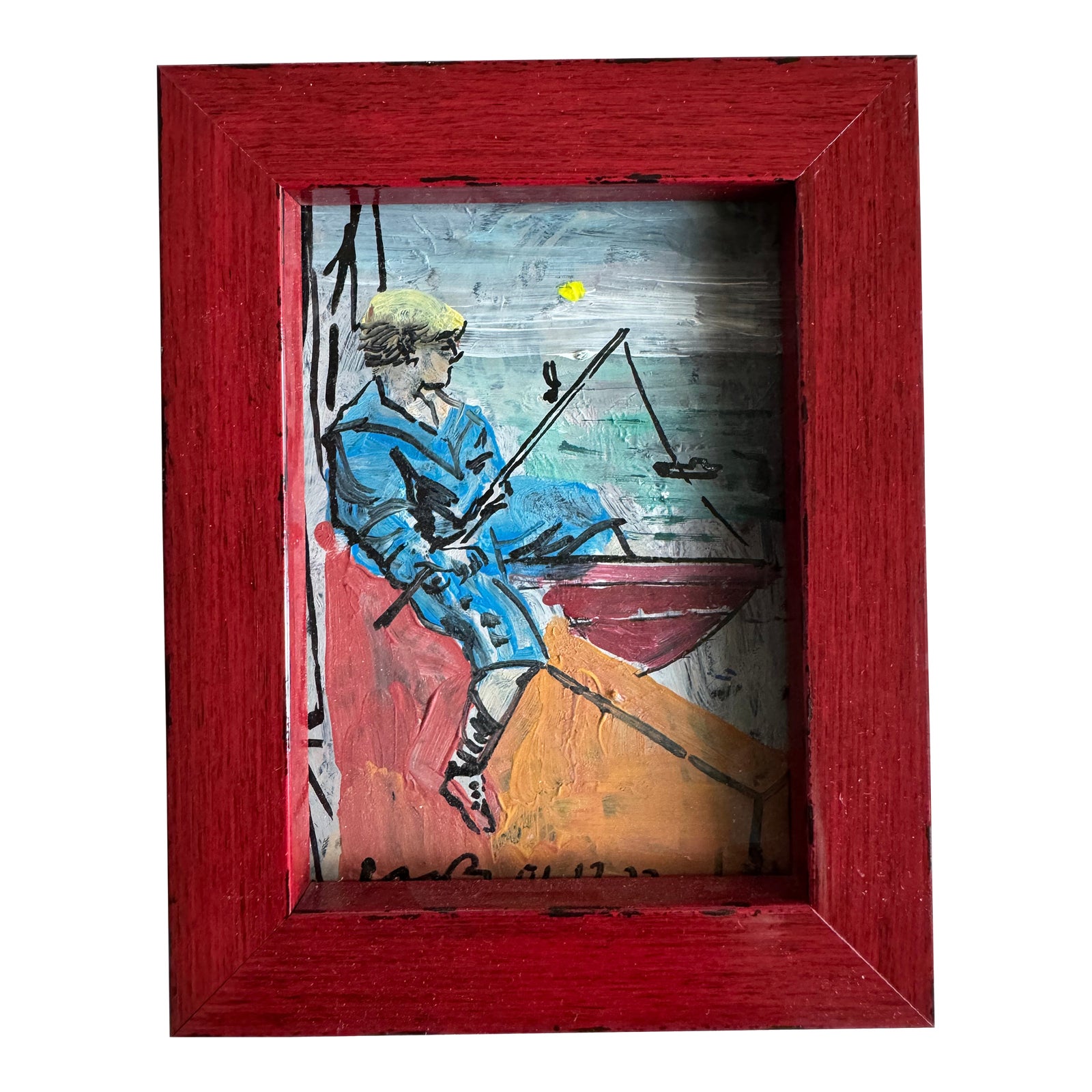 Contemporary Luke Hannam Original, Framed | Chairish