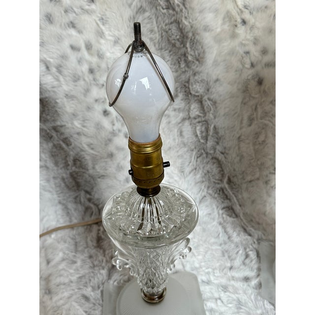 Vintage Underwriters Laboratories Art Deco Glass Boudoir Lamps - a Pair ...