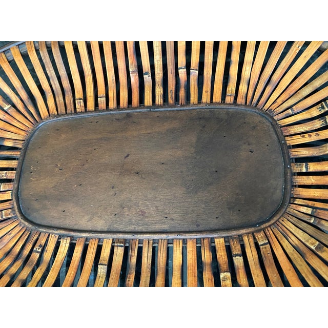Boho Chic Split Reed Bamboo Basket Trays ~ Set of 2 | Chairish
