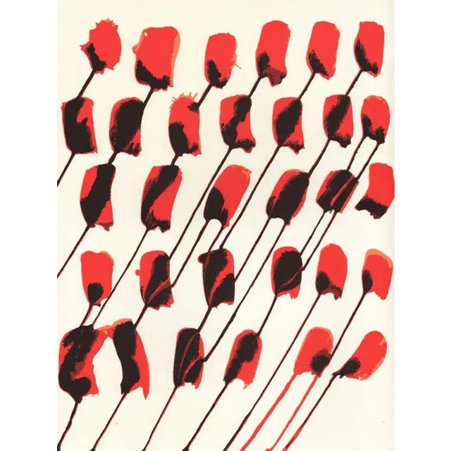 1966 Calder Original Lithograph Dm02156 Framed | Chairish