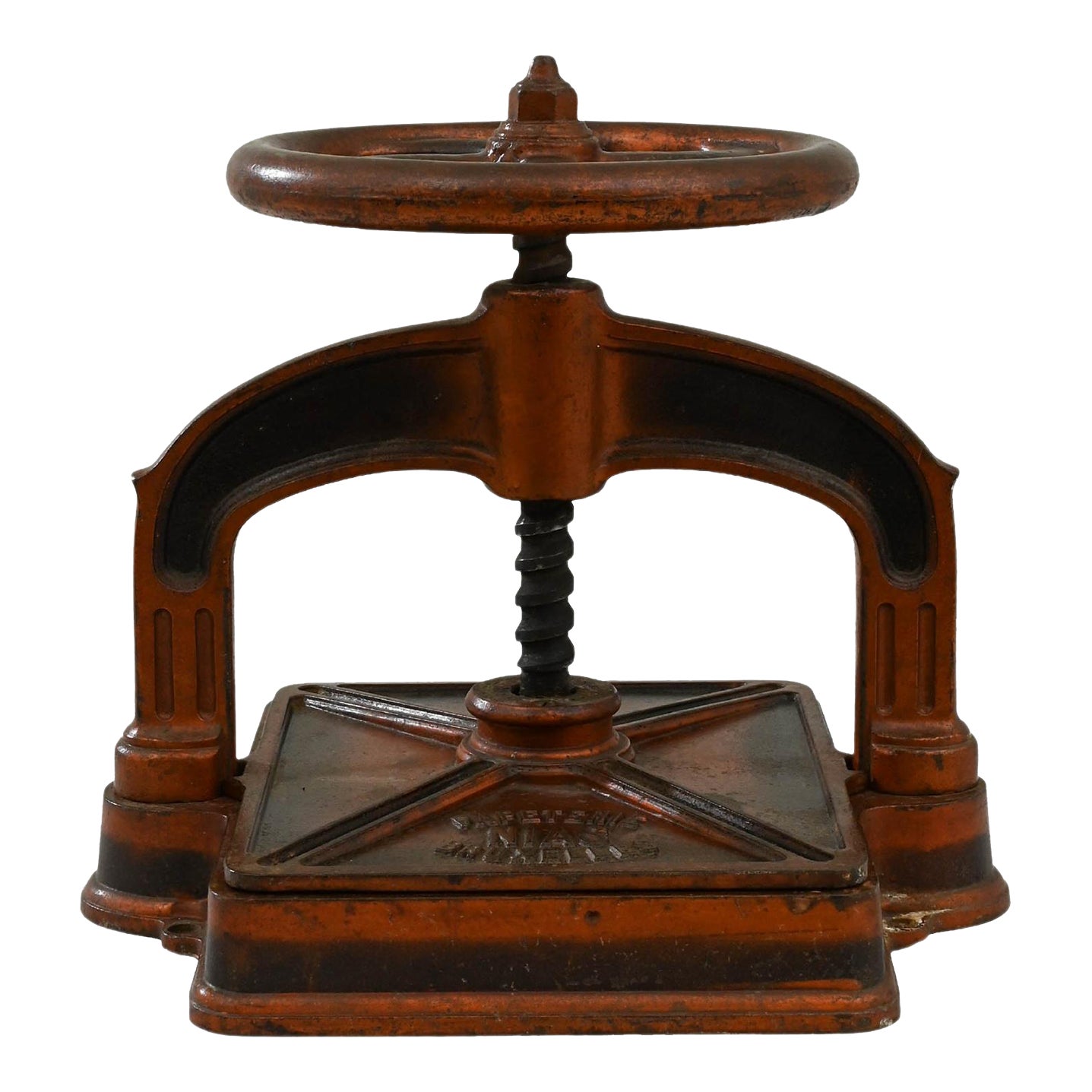 20th Century Belgian Cast Iron Press | Chairish