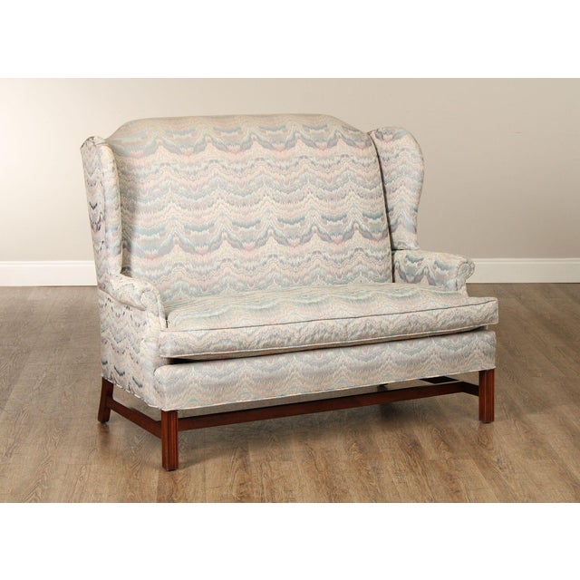 Chippendale Style Tall Back Loveseat Chairish