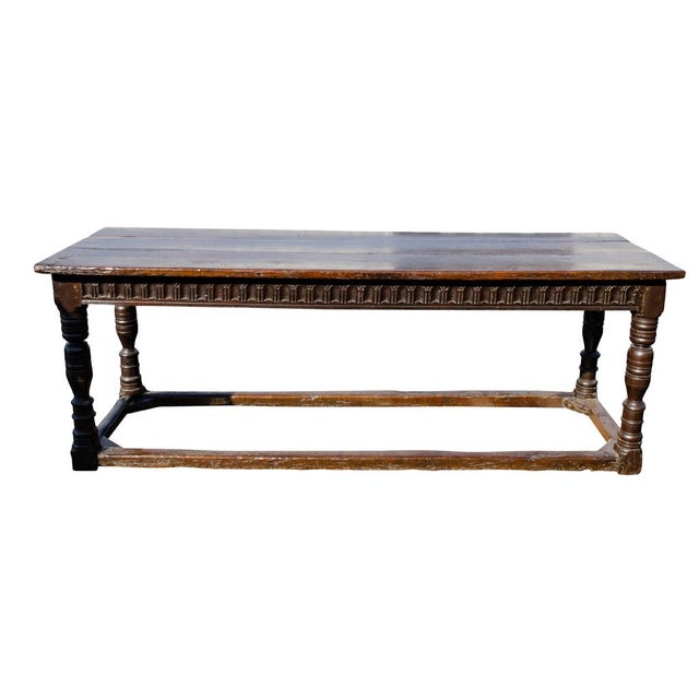 Jacobean Oak Refrectory Table | Chairish