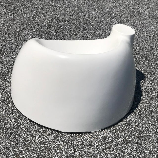 White Fiberglass "Castle Chair" by Wendell Castle | Chairish