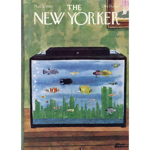 1980 Vintage New Yorker Cover, May 5, Charles Addams Cover Illustration ...