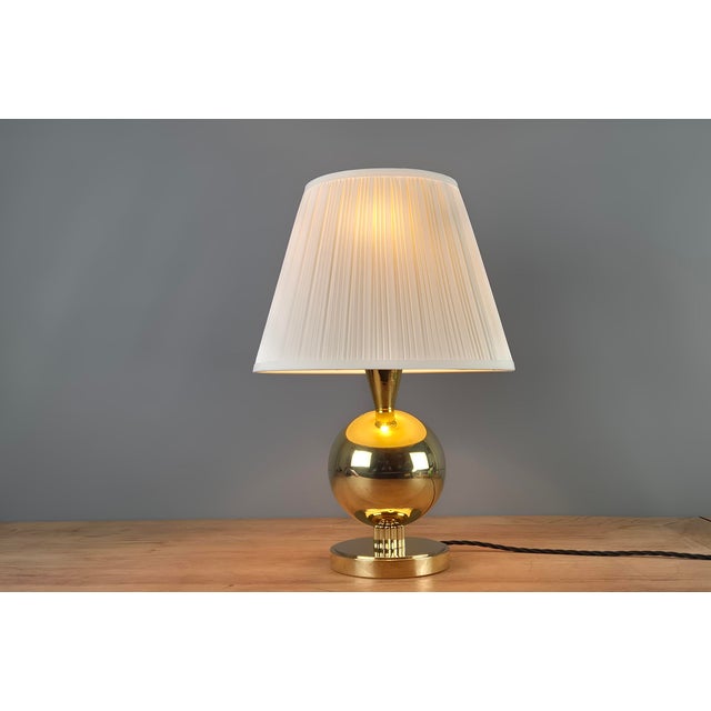 Art Deco Brass Table Lamp by Carl Drösler for Fuhrmann & Drösler ...