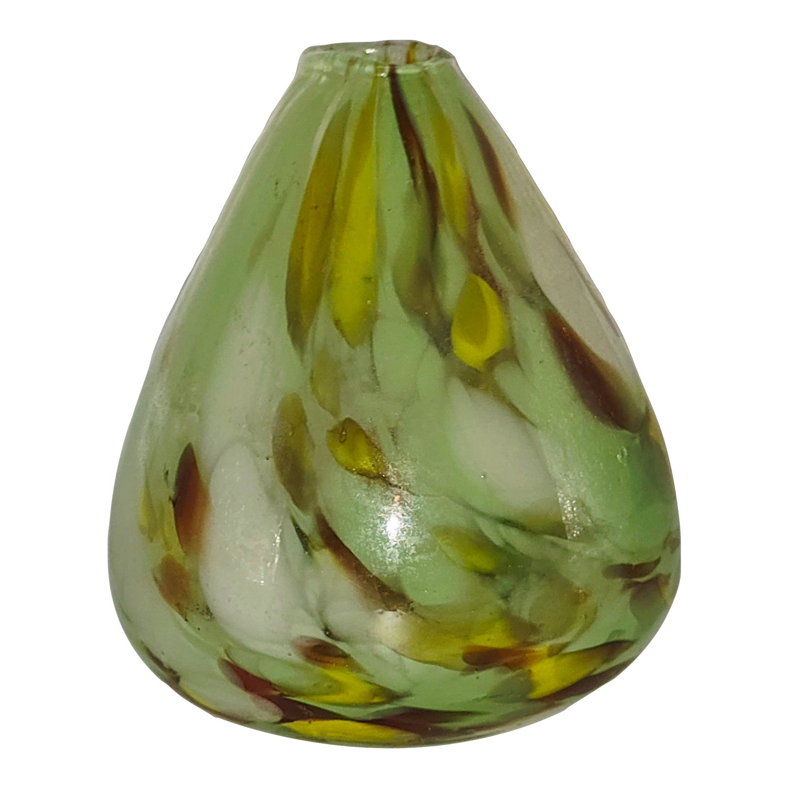 Pearlessence Hand-Blown Confetti Art Glass Bud Vase or Reed Diffuser ...