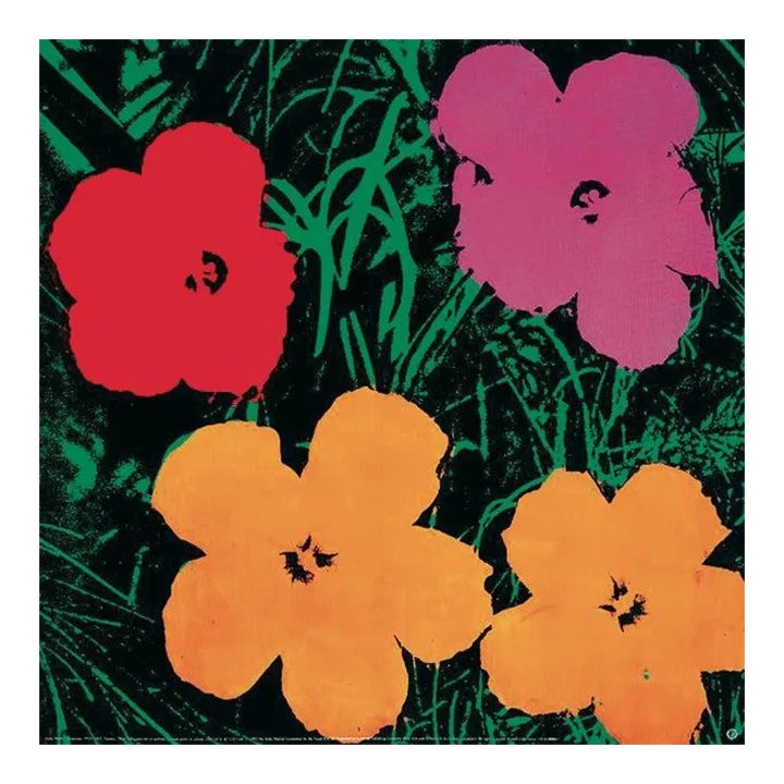 Andy Warhol Flowers, 1964-small Lithograph | Chairish