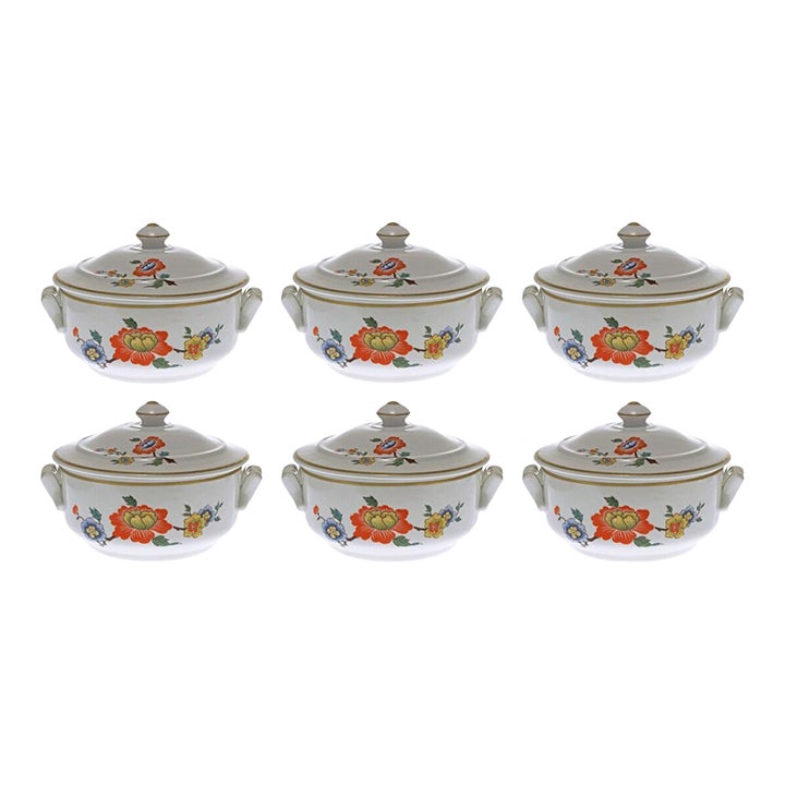 Late 20th Century French Mini Casserole Personal Baking Dish with Lid ...