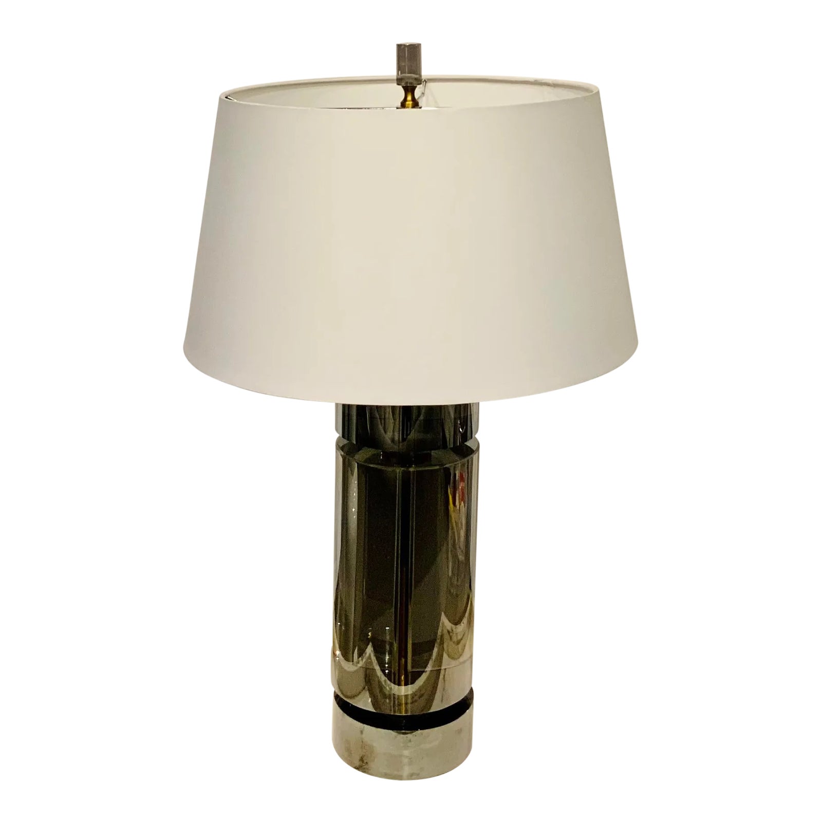 Arteriors Smoke Crystal Gerlich Table Lamp | Chairish