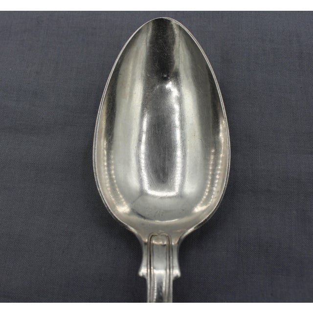 1860 Set of Four "Kings" Pattern Silver Spoons | Chairish