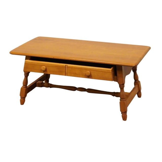 Heywood Wakefield Solid Hard Rock Maple Colonial Style 40" Accent ...