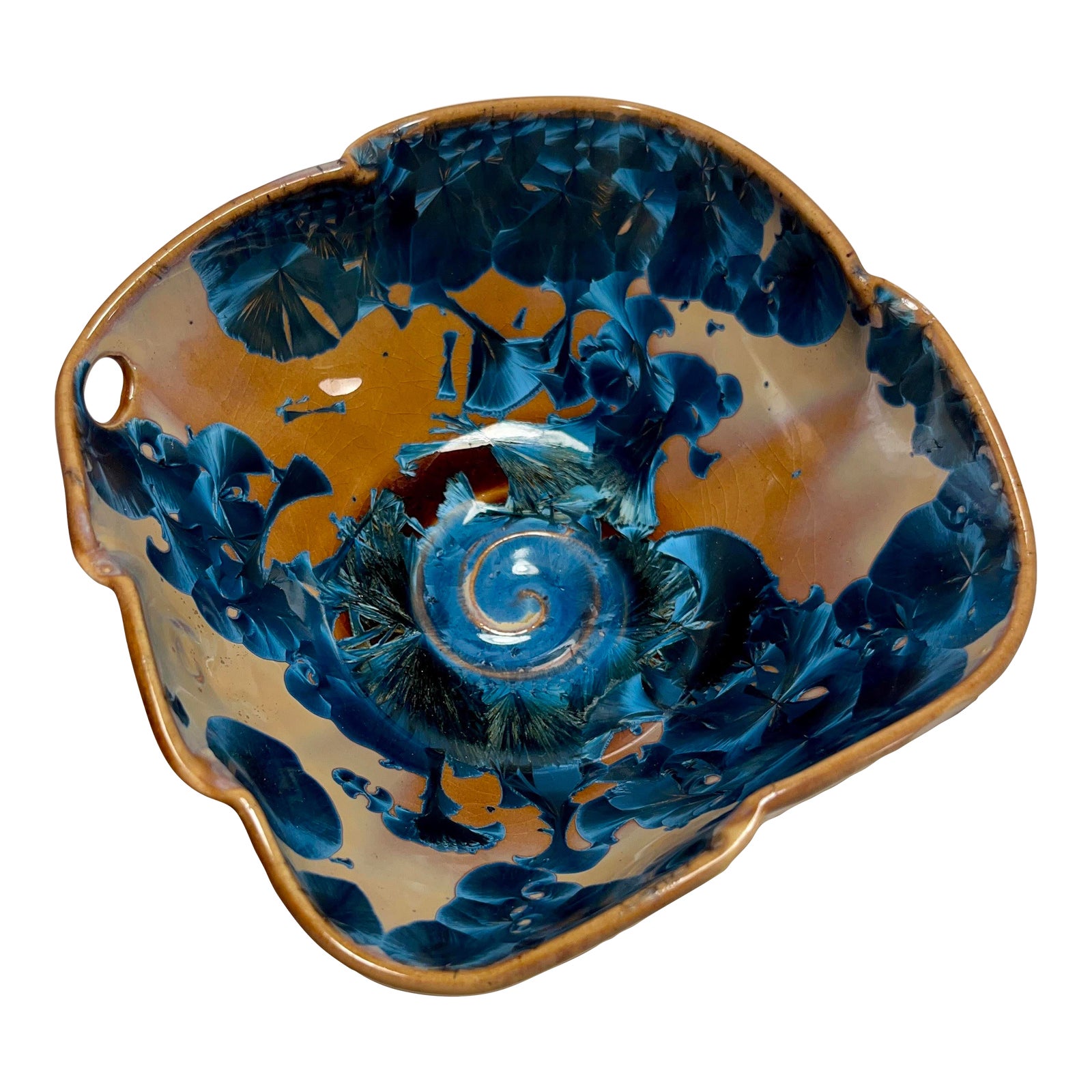 Vintage Hong Rubinstein Crystalline Glaze Studio Art Pottery Artisan ...