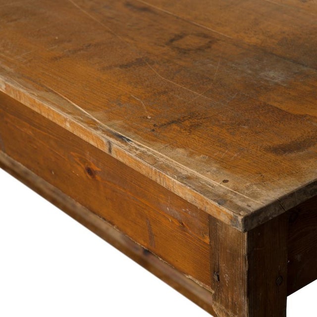 Early 20th Century Vintage European Farm Table | Chairish