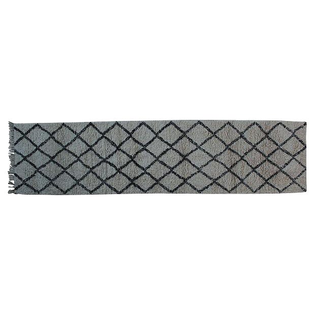 Mid 20th Century Moroccan Runner- 3'4" X 13'3" | Chairish