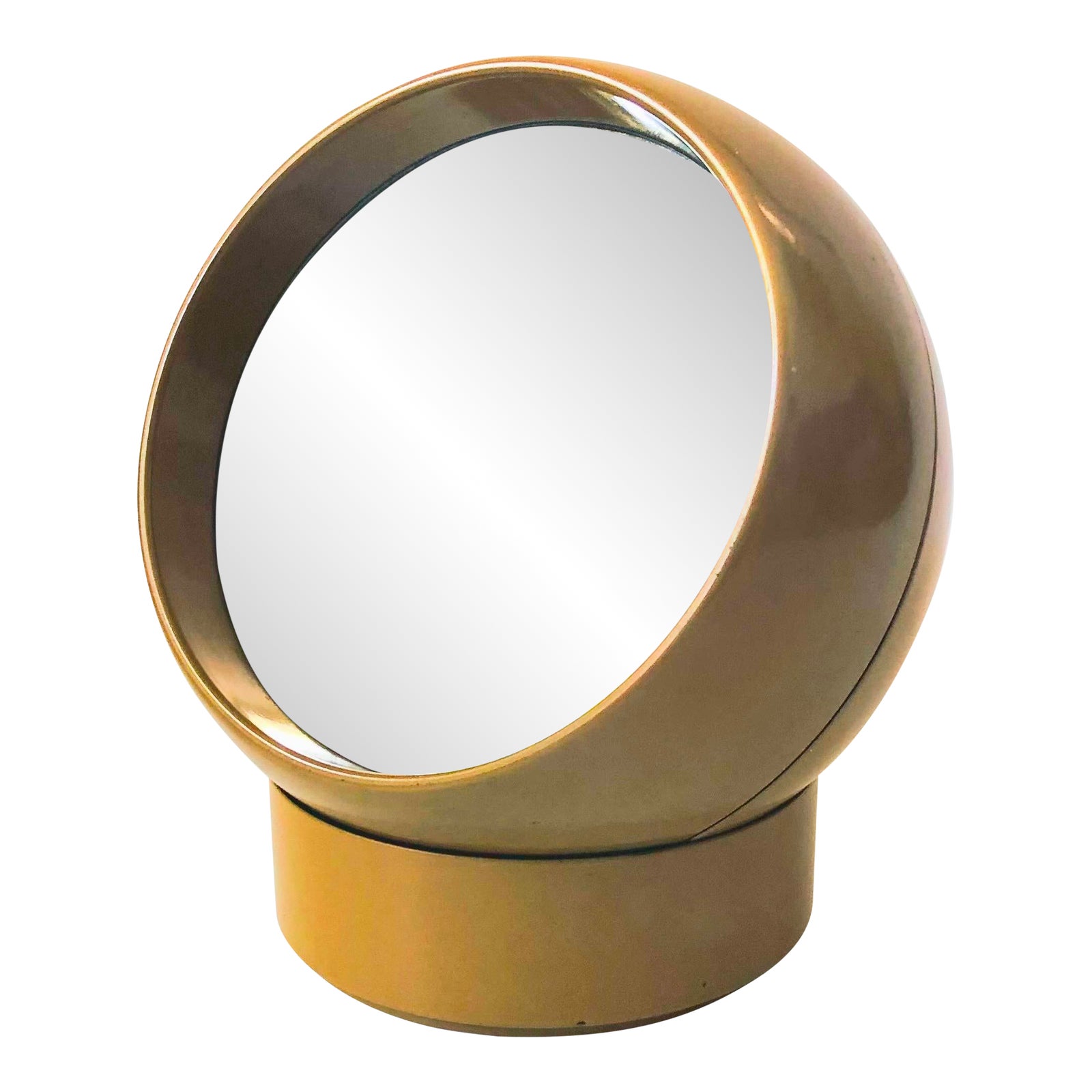 1970s Plastic Ball Vanity Mirror With Hidden Storage - Dennie-O Mirror ...