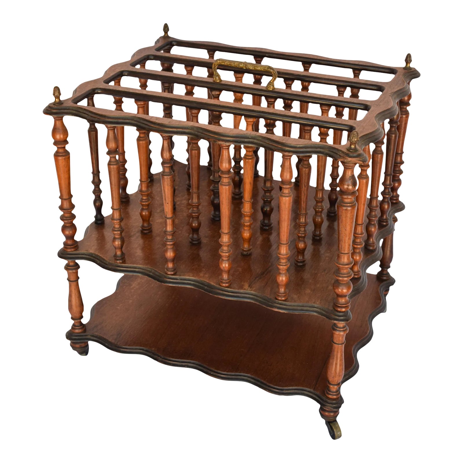 English Magazine Rack | Chairish