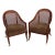 1980s Baker Spoon-Back Lounge Chairs English Regency Style - a Pair ...