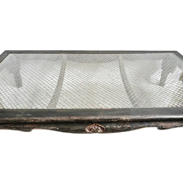 Early 20th Century Antique Old Monk Large Coffee Table | Chairish