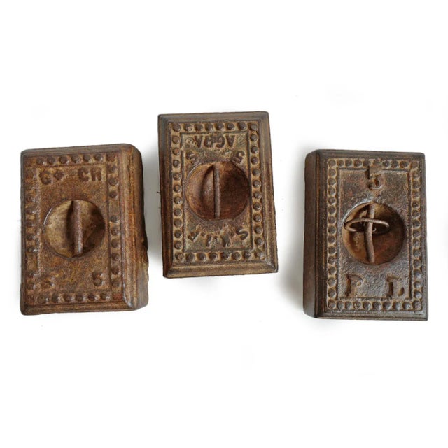 Antique India Iron Scale Weight | Chairish