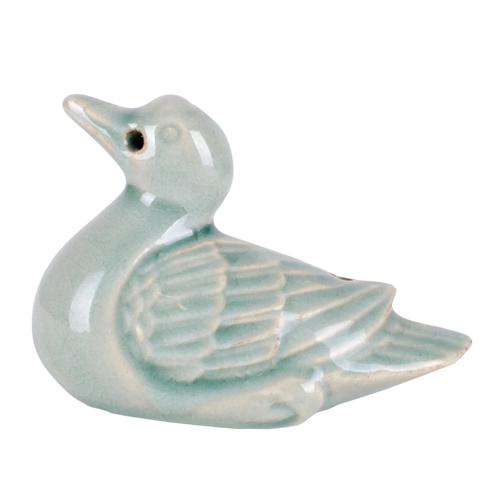 20-th Century Korean Celadon Duck Water Dropper | Chairish