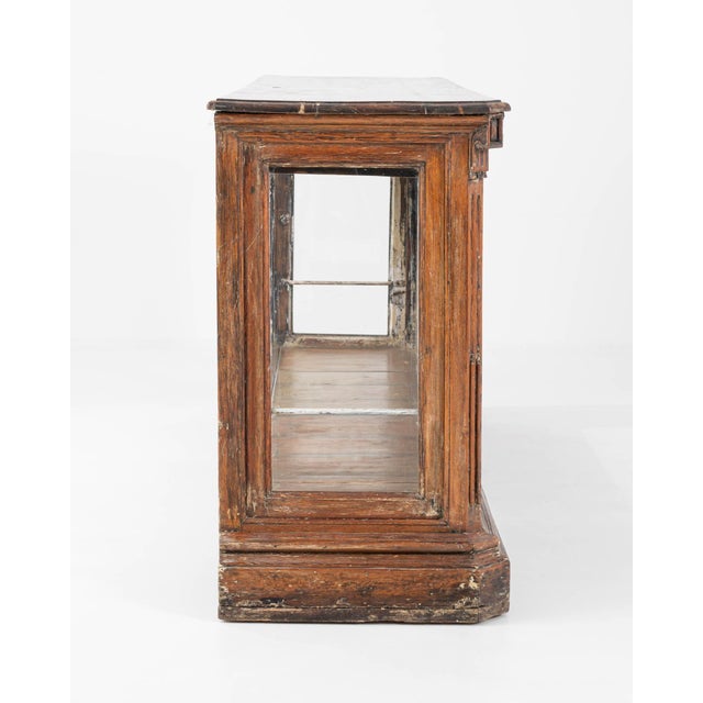 19th Century French Wooden Display Counter | Chairish