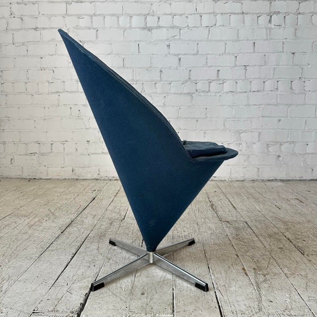 Early Verner Panton Cone Chair for Restoration | Chairish