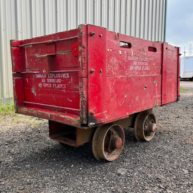 ‘Dynamite Car’ Ore Cart From Gold Mine in South Dakota | Chairish