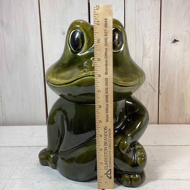 Vintage 1970’s Sears Neil the Frog Cookie Jar | Chairish