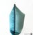 Topaz/Turquoise Velvet Pillow With Sapphire Piping Detail | Chairish