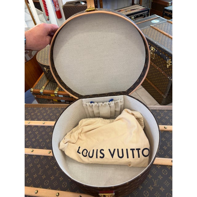 Round Hat Box from Louis Vuitton, 2000s | Chairish