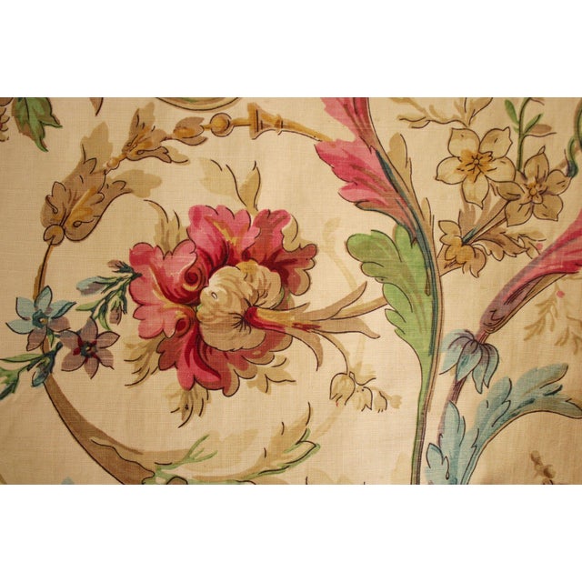 Curtain Antique French Floral Rococo Design W/ Tieback Chateau Tall ...